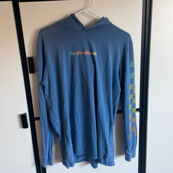 Quiksilver | Jackets & Coats | Quicksilver Mens Blue Medium Lightweight ...